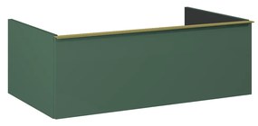 Elita Look, závěsná skříňka pro umyvadlo na desku 80x45x28 cm 1S PDW, zelená matná, ELT-168565