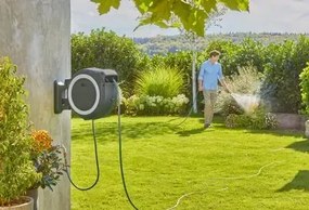 Gardena 18642-20 PowerRoll XL - sada 35 m bílý / Akumulátorový nástěnn