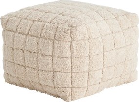 Krémový taburet Check – Ellos Home