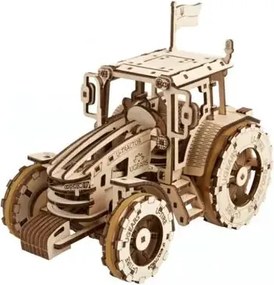 Ugears 3D dřevěné mechanické puzzle Traktor vítězí / od 14 let / 272 d