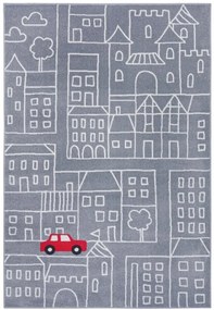 Hans Home | Dětský koberec New Adventures 105402 Grey - 80x150