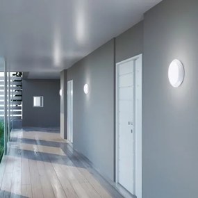 Svítidlo Panlux ZEUS LED přisazené stropní a nástěnné kruhové 16W PN31300049 neutrální bílá 4000K