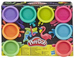 Hasbro Play Doh Balení 8 ks kelímků - Neonové