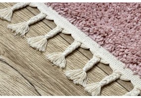 Dywany Luszczow Kusový koberec BERBER čtvercový 9000, růžový Rozměr koberce: 120 x 120 cm