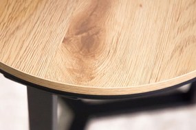Designová sada odkládacích stolků Kiana imitace dub