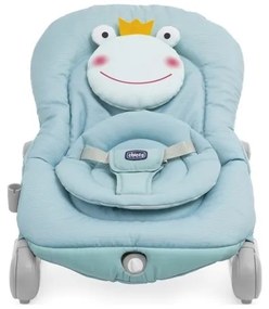 Chicco - Dětské vibrující lehátko s melodií BALLOON Froggy 2xAA + 1xLR20 modrá