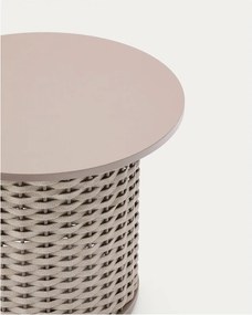 Kovový kulatý zahradní stolek ø 50 cm Sedalis – Kave Home
