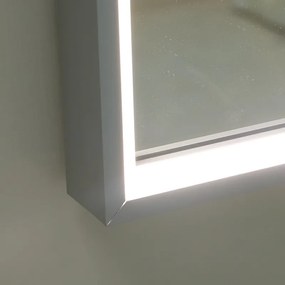 Bezdoteku Nemlžící koupelnové zrcadlo s LED osvětlením 90x70 cm KZ4