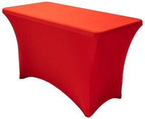 Elastický potah STANDARD na skládací stůl 122x60 cm VÍCE BAREV Barva ubrusu: ČERVENÁ / RED