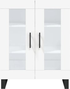 vidaXL Příborník 69,5 x 34 x 90 cm kompozitní dřevo [827812] Barva: Bílá
