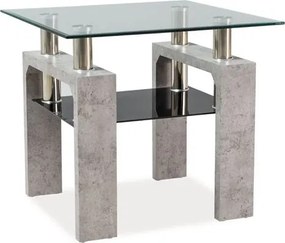 Nábytkáři ORFA LISA &quot;D&quot; (LISADTBT) konferenční stolek beton 60x60x55 (S) (K150-Z)