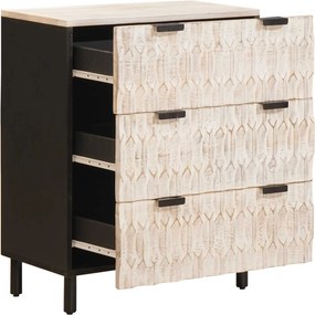 Servírovací skříň 2 ks 60 x 33 x 75 cm Masivní mangové dřevo 3310028
