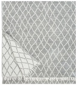 Vlněná deka Puikko 140x180, šedá