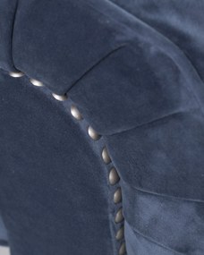 Křeslo Chesterfield Classic Velvet Midnight 118x96x77cm