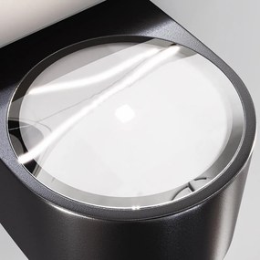 M O435WL-L5GF3K Venkovní nástěnné svítidlo Blow 3000K 5W teplá bílá 500lm černý hliník/sklo IP54 - MAYTONI