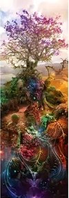 HEYE Vertikální puzzle Enigma Trees: Hořčíkový strom / 1000 dílků / 33