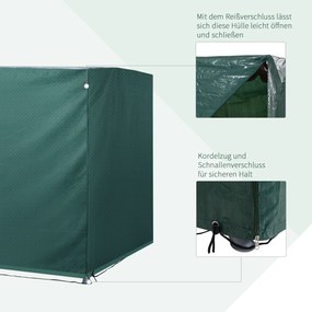 Ochranná plachta Outsunny® nepromokavá s UV ochranou 215x155x150cm pro nábytek a zahradu | Aosom.de