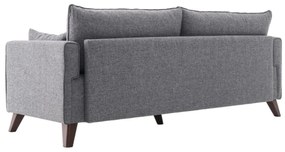 Atelier del Sofa 3-místná pohovka Bella Sofa For 3 Pr - Grey, Šedá