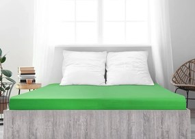 Jersey prostěradlo z mako bavlny LUXORA 90x200 cm zelené