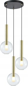 Závěsná lampa Niko Gold 3xG9