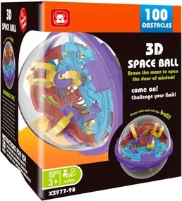SPARKYS 3D Labyrint Vesmír / Hlavolam / Bludiště / 100 úrovní