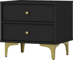 FALCO Noční stolek Tomila 801/1 černý grafit