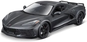 Maisto chevrolet corvette stingray 2020 1:18 šedá