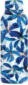Quokka Solid blue hibiscus / Nerezová termoláhev / 510 ml / dvouplášťo