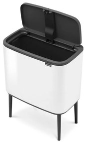 Bílý dotykový ocelový odpadkový koš 36 l Bo Touch Bin – Brabantia