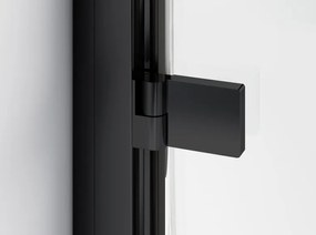 Sanswiss ANNEA AN1C jednokřídlé sprchové dveře 90 cm AN1C09000607 Šířka: 900 mm, Profil: Černá, Sklo: Hladké čiré