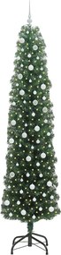 Umělý vánoční stromeček Zelená 240 cm PVC, ocel a plast 3394972
