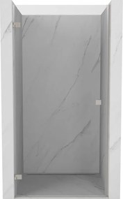 Mexen, Mexen Lunar-B levé otočné sprchové dveře 65 cm, transparentní, broušený nikl - 832-065-000-97-00-L