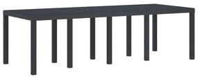 Zahradní stůl Antracit 250 x 100 x 73 cm polyratan 3378516