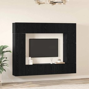 Sestava TV skříněk 8 ks Černý dub Kompozitní dřevo 3393310