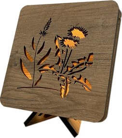 Li-Go "Pampeliška" lampa 19x19 cm provedení povrchu: dub světlý