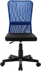 Kancelářská židle černá a modrá 44x52x100 cm síťovina textil 289511