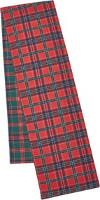 Bavlněný běhoun na stůl s vánočním motivem 220x32 cm Christmas Tartan Check – Catherine Lansfield