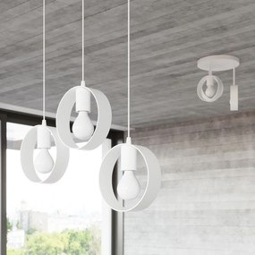Sollux Lighting Závěsné svítidlo TITRAN 3 bílé