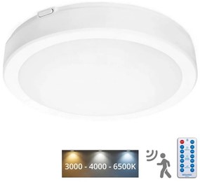Kobi LED Koupelnové stropní svítidlo se senzorem NAIROS LED/24W/230V IP65 bílá + DO KFN2X24WBI