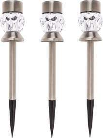 Sada LED zahradních lamp Prisma 37 cm 3 ks