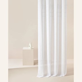 Vysoce kvalitní bílý závěs Marisa se závěsnou páskou 200 x 250 cm