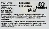 TEDDIES Plyšová liška ležící 35 cm / od 0 měsíců