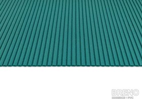 Breno Koupelnová pěnová předložka SOFTY-TEX 79850 zelená, šíře 65 cm, Zelená