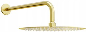 Mexen KAI, podomítkové rameno 40cm + sprchová hlavice 30cm, zlatá, 79230-50 + 79211-50