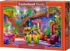 Castorland 53995 Puzzle Papoušci v ráji / 500 dílků / od 9 let