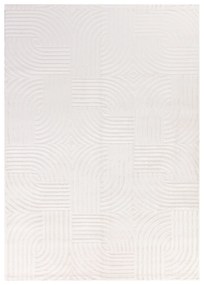 Ayyildiz, Kusový koberec Sahara 1112 Cream, 280x370, bílá, obývací pokoj