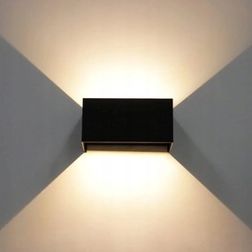 Led fasádní lampa 24W černá IP65 s nastavitelným úhlem svícení