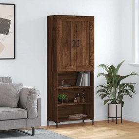 vidaXL Skříň highboard 69,5 x 34 x 180 cm kompozitní dřevo [3200068] Barva: Bílá