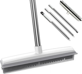 Verk Group Gumovo-silikonový smeták s kovovou rukojetí 120 cm