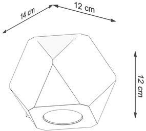 Nástěnné svítidlo Woody, 1x dřevěné stínítko